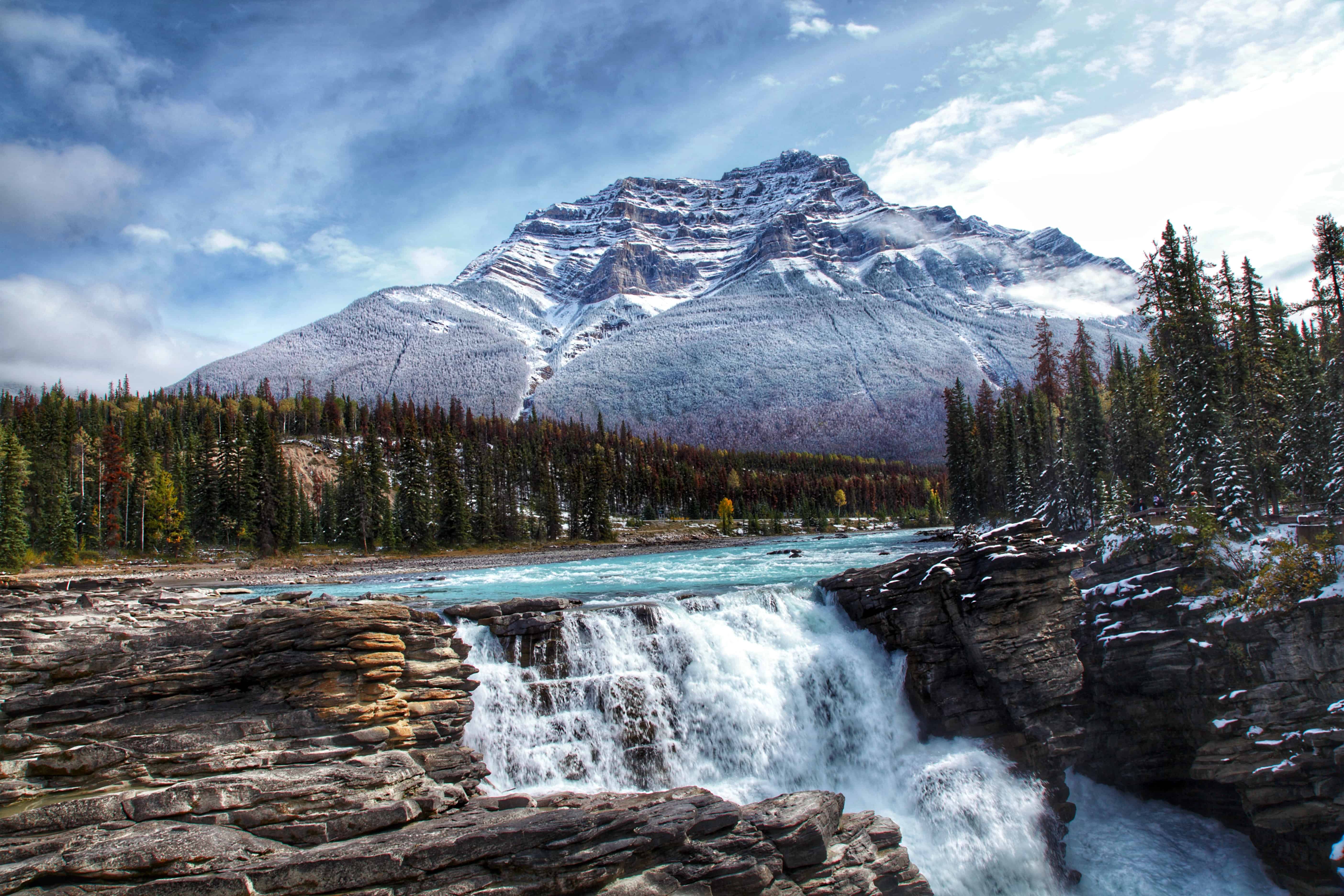 Athabasca Falls Frozen