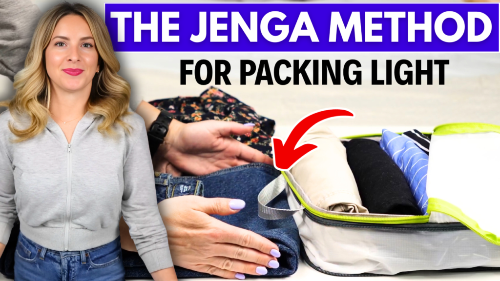 17 Foolproof Packing Tips Using The Jenga Method (master carry-on travel)
