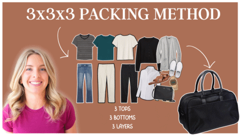 The 3x3x3 Packing Method for Travel: How I Made 30 Outfits from 9 Pieces